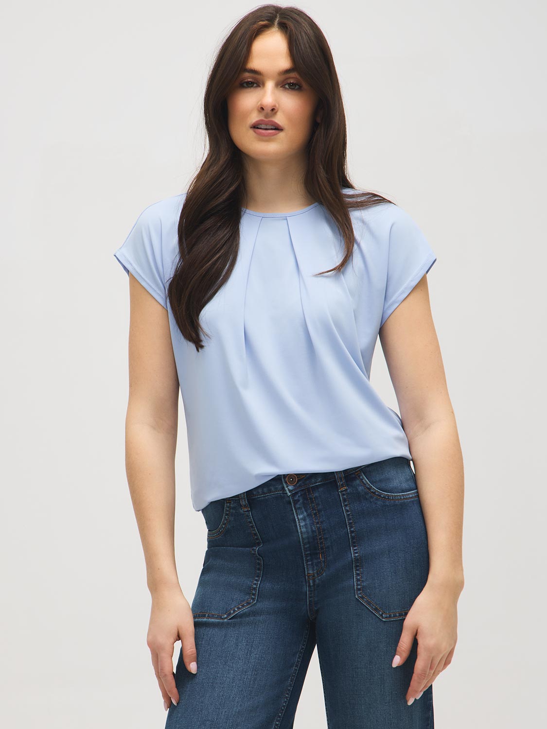 Dolman Sleeve Front Pleat Top – Suzy Shier