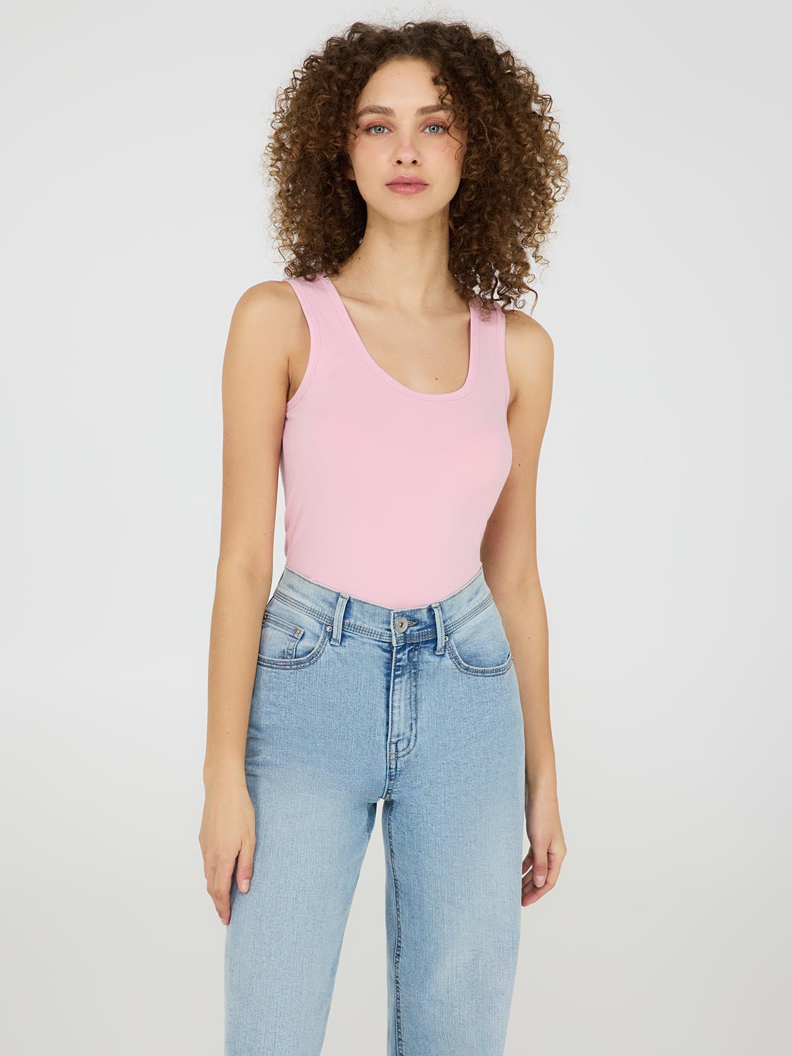 Scoop Neck Jersey Tank Top – Suzy Shier