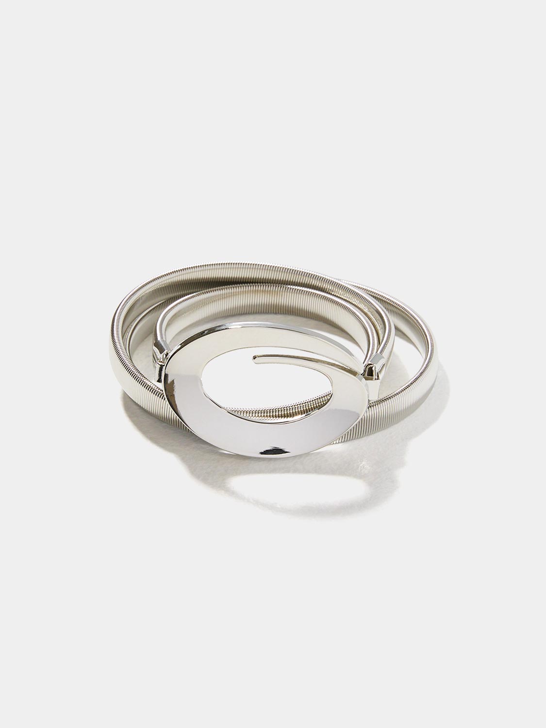 Silver Stretch Metal Toggle Buckle Belt – Suzy Shier